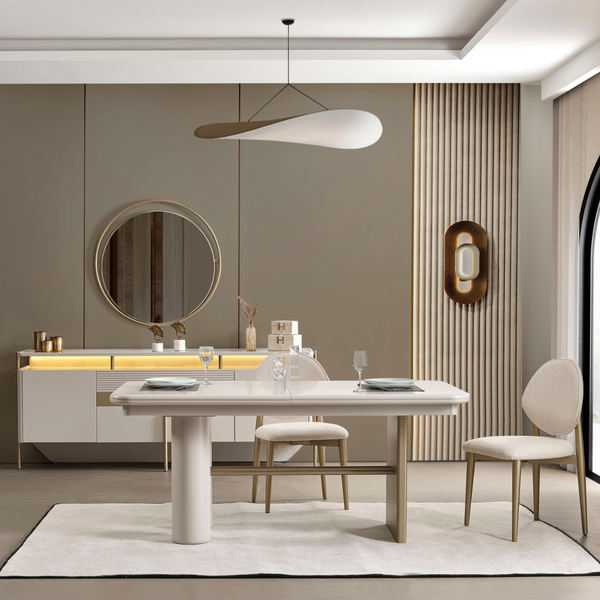 Set Masa de Dining Moderna cu Scaune, Vela – intermobilifurniture