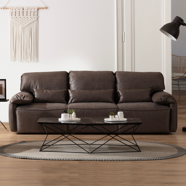 Set Canapea Moderna Extensibila cu Fotolii, Glance – intermobilifurniture