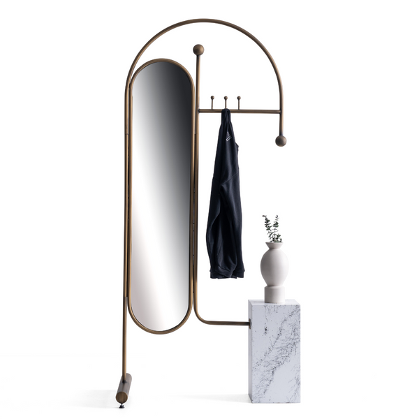 Cuier decorativ cu Oglinda, Jane S – intermobilifurniture