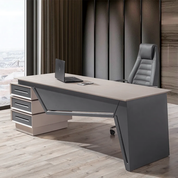 Birou managerial, Delta Cream – intermobilifurniture